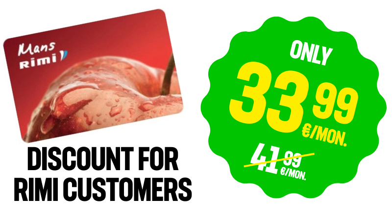 Special offer for "Mans Rimi" card holders - Lemon Gym